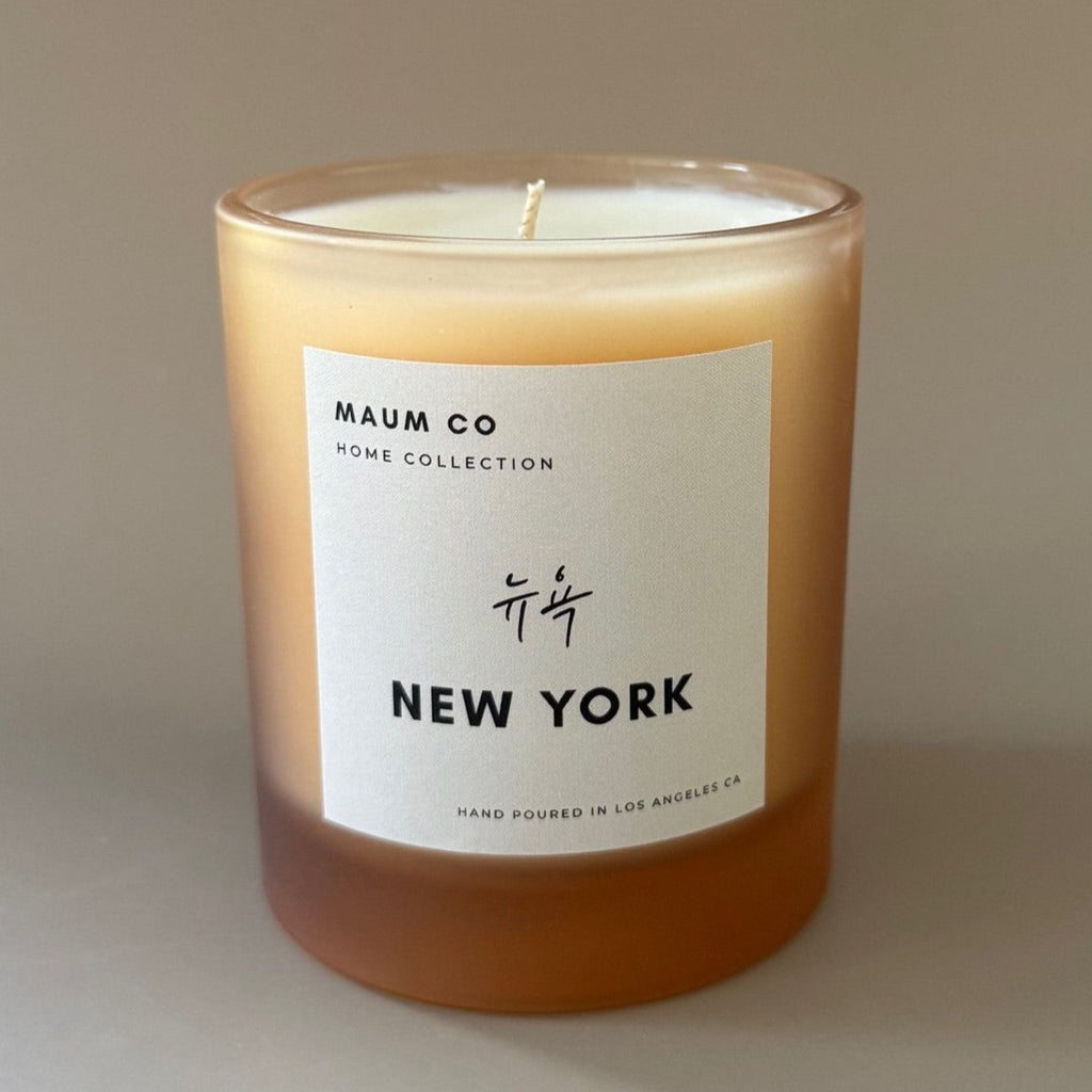 NEW YORK 뉴욕 KOREAN INSPIRED CANDLE 8oz – maum-co